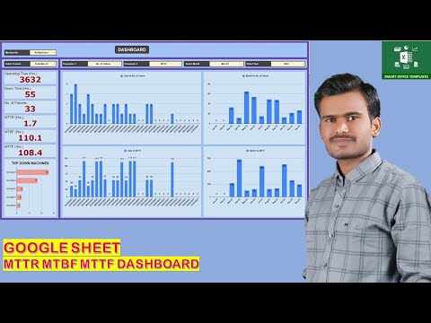 Google Sheet Graphical Dashboard of MTTR, MTBF, MTTF – Smart Office ...
